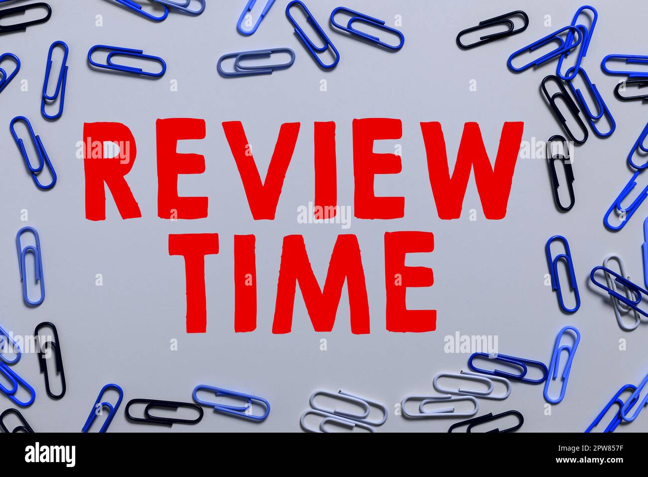 Sign displaying Review Time, Business concept situation or system its ...