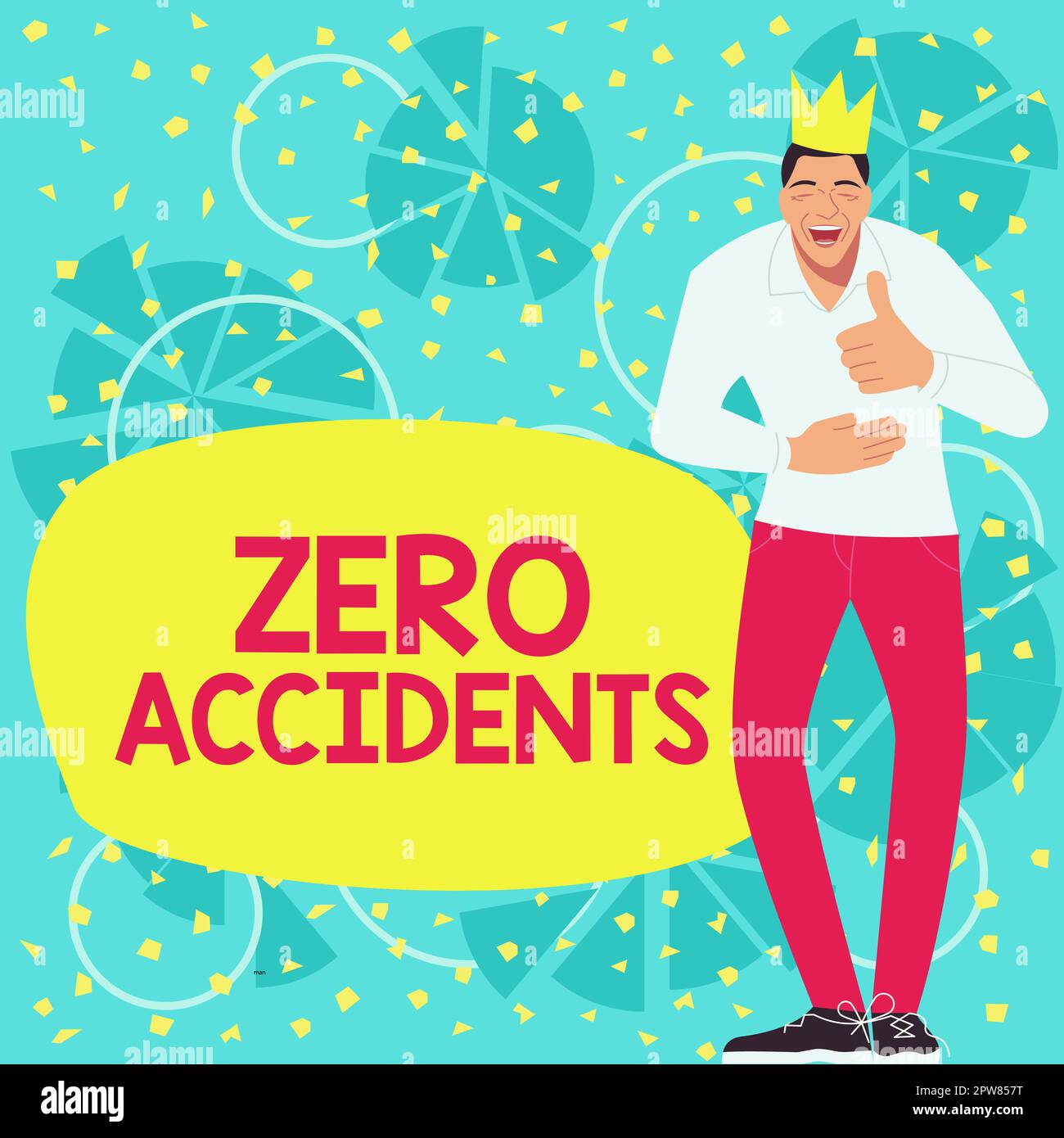 Text showing inspiration Zero Accidents, Concept meaning important ...