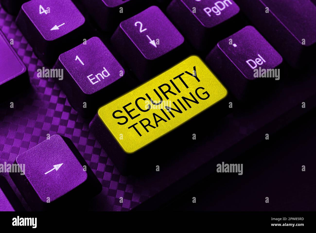 Sign displaying Security Training, Business showcase providing security ...