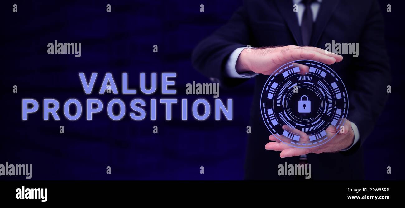 Inspiration showing sign Value Proposition, Internet Concept service ...
