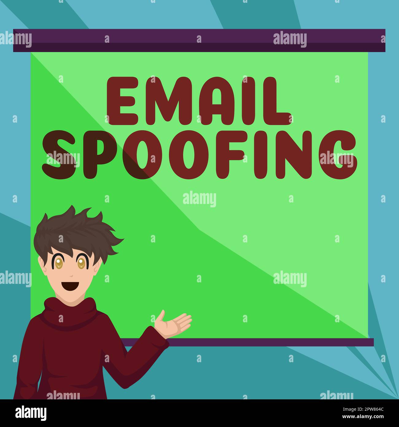 Text showing inspiration Email Spoofing, Business idea secure the ...
