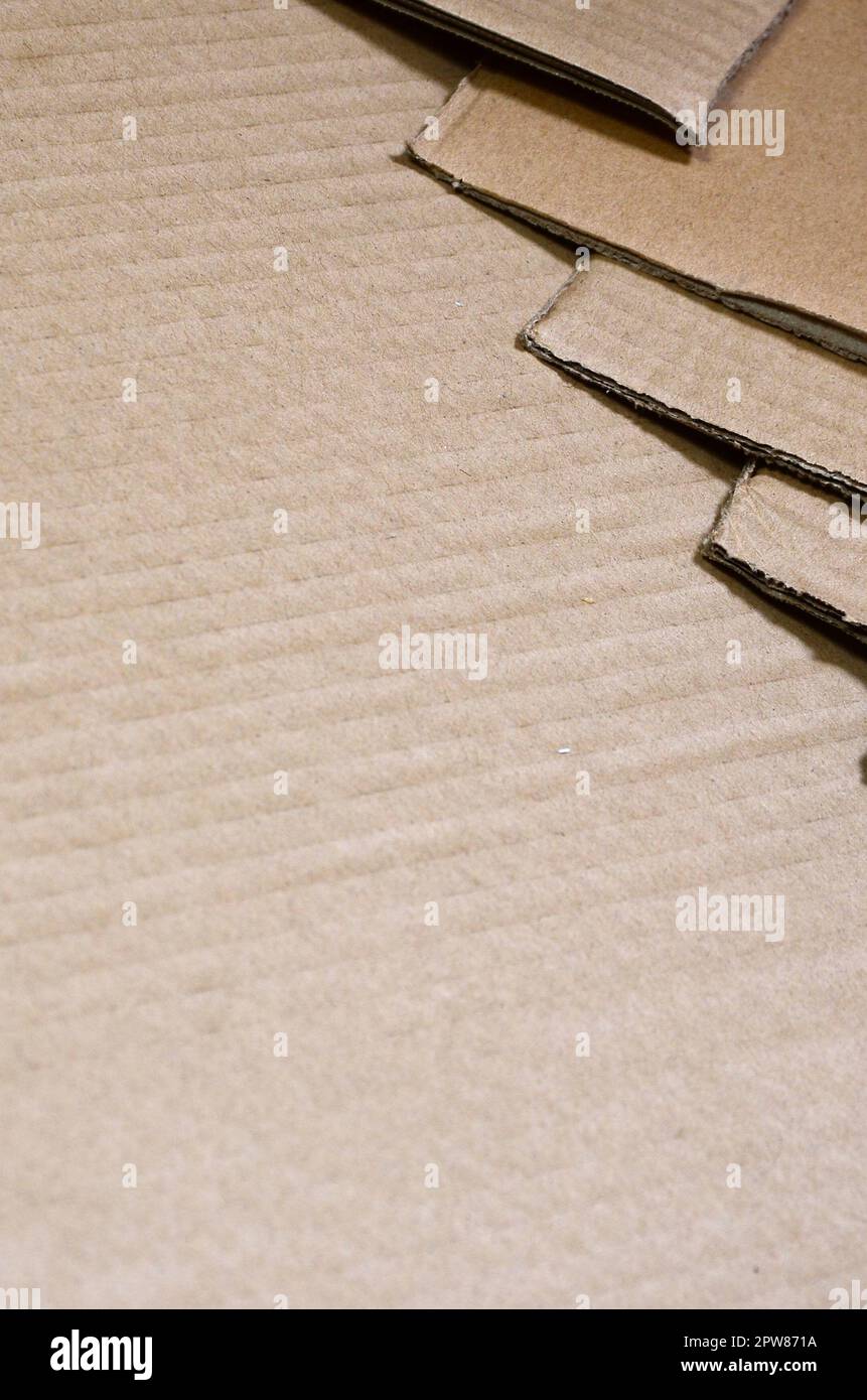 Background of paper textures piled ready to recycle. A pack of old ...