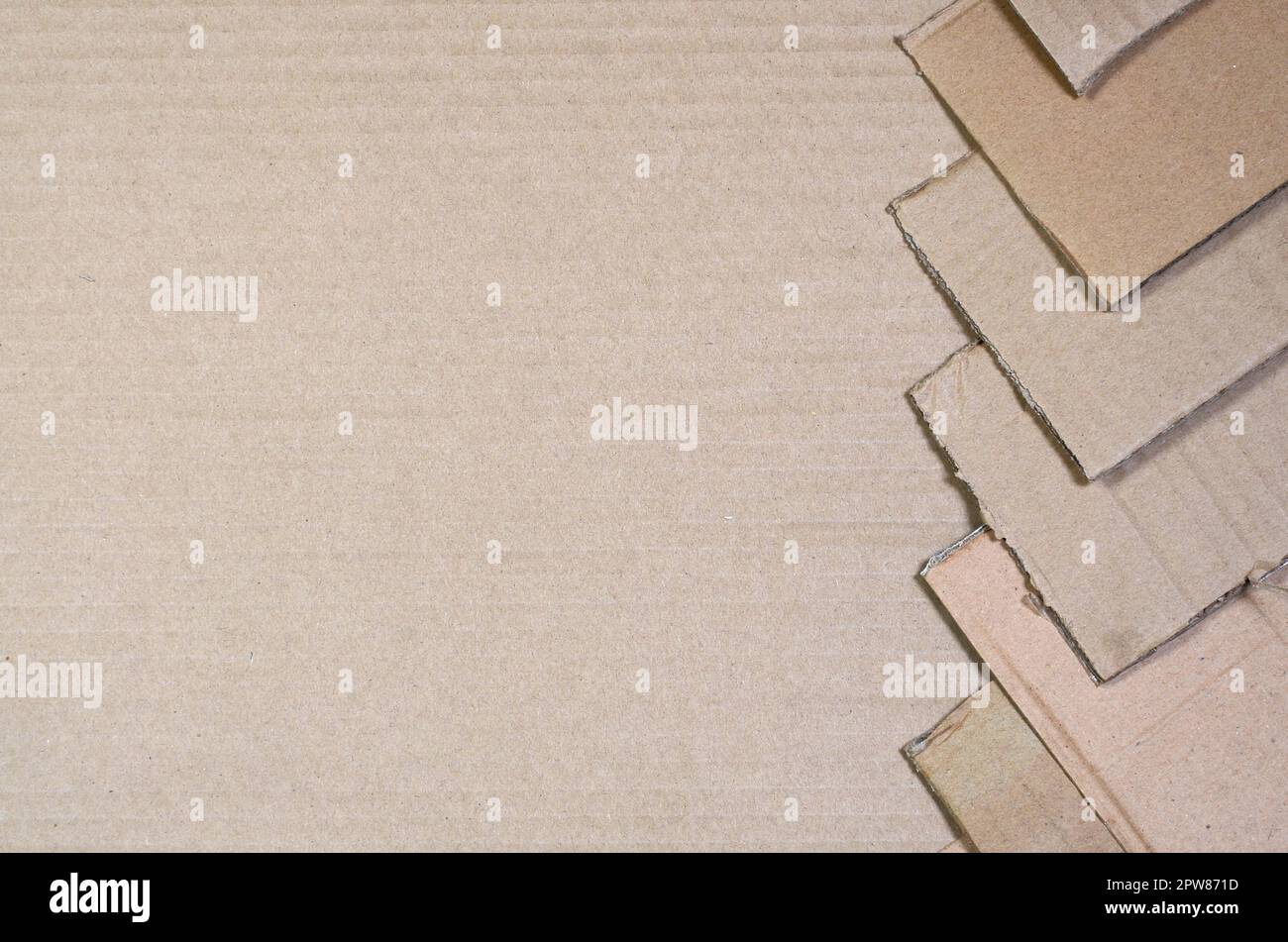 Background of paper textures piled ready to recycle. A pack of old ...