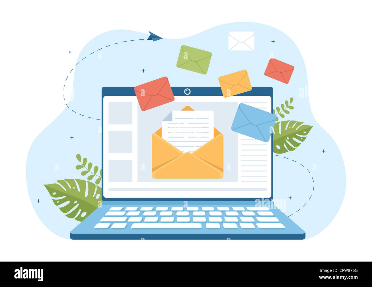 Email Service with Correspondence Delivery, Electronic Mail Message and ...