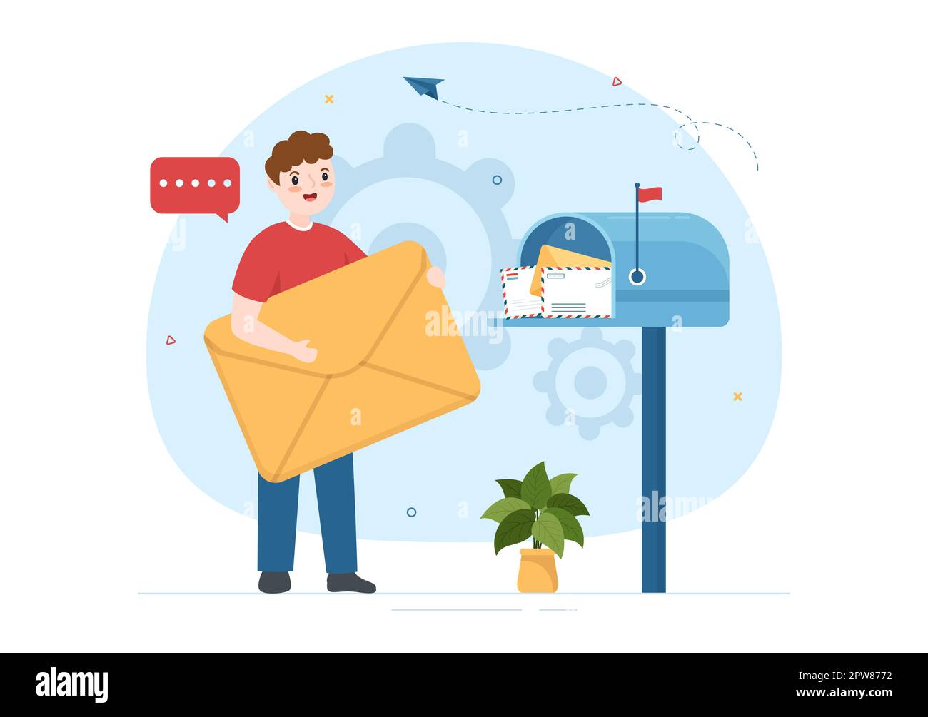 Email Service with Correspondence Delivery, Electronic Mail Message and ...
