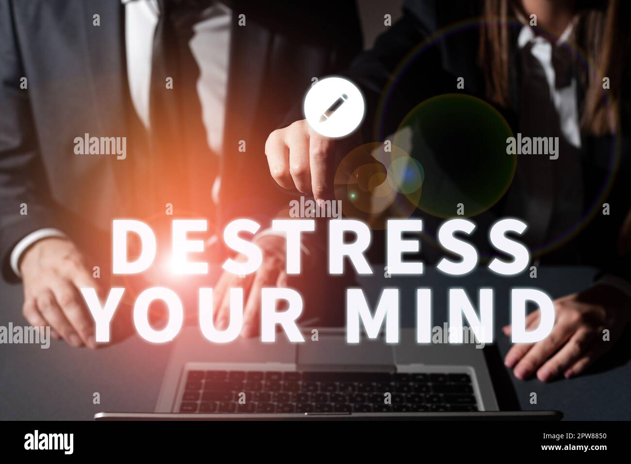 Handwriting text Destress Your Mind, Word Written on to release mental ...