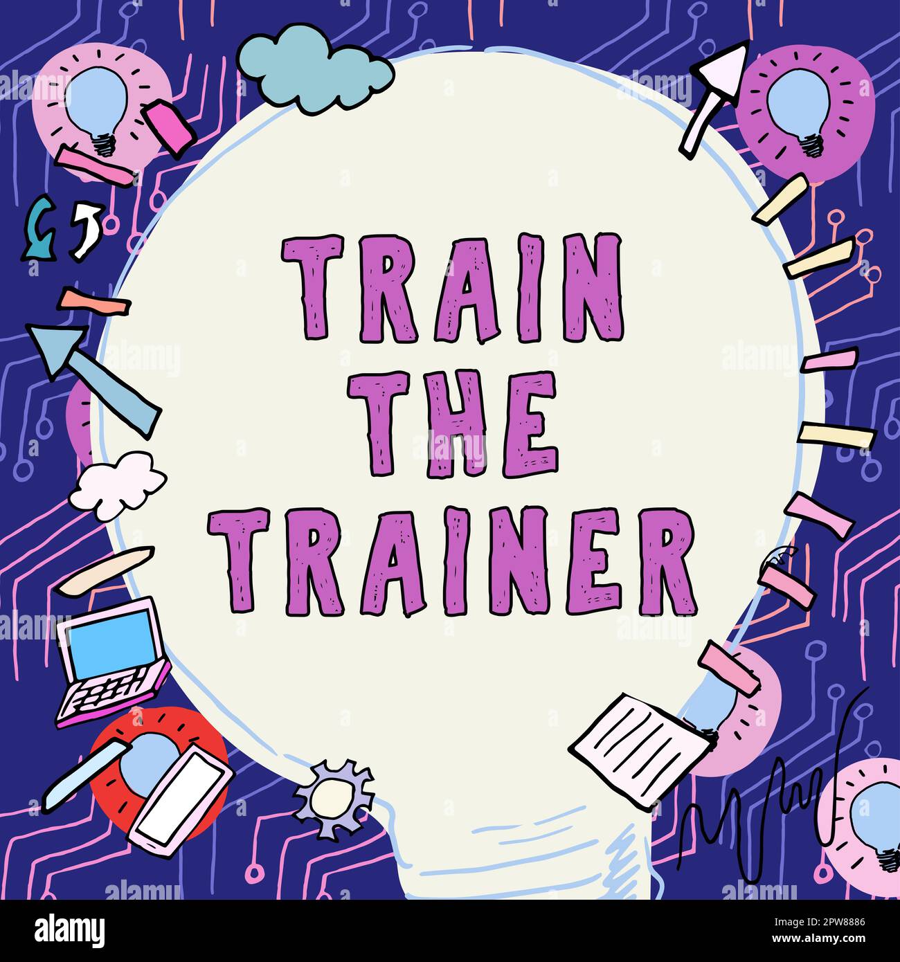 Text sign showing Train The Trainer, Word for identified to teach ...