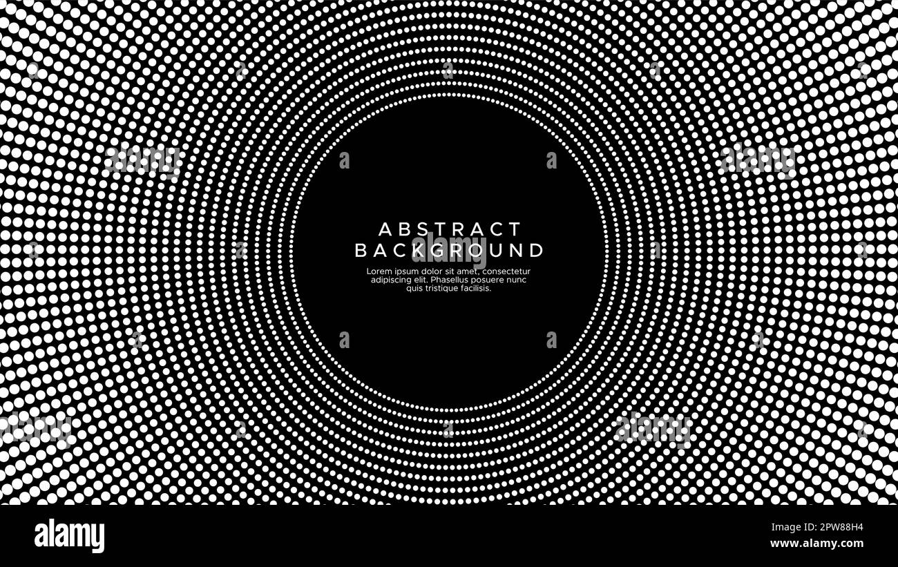Halftone circle abstract background. Circle halftone background design ...