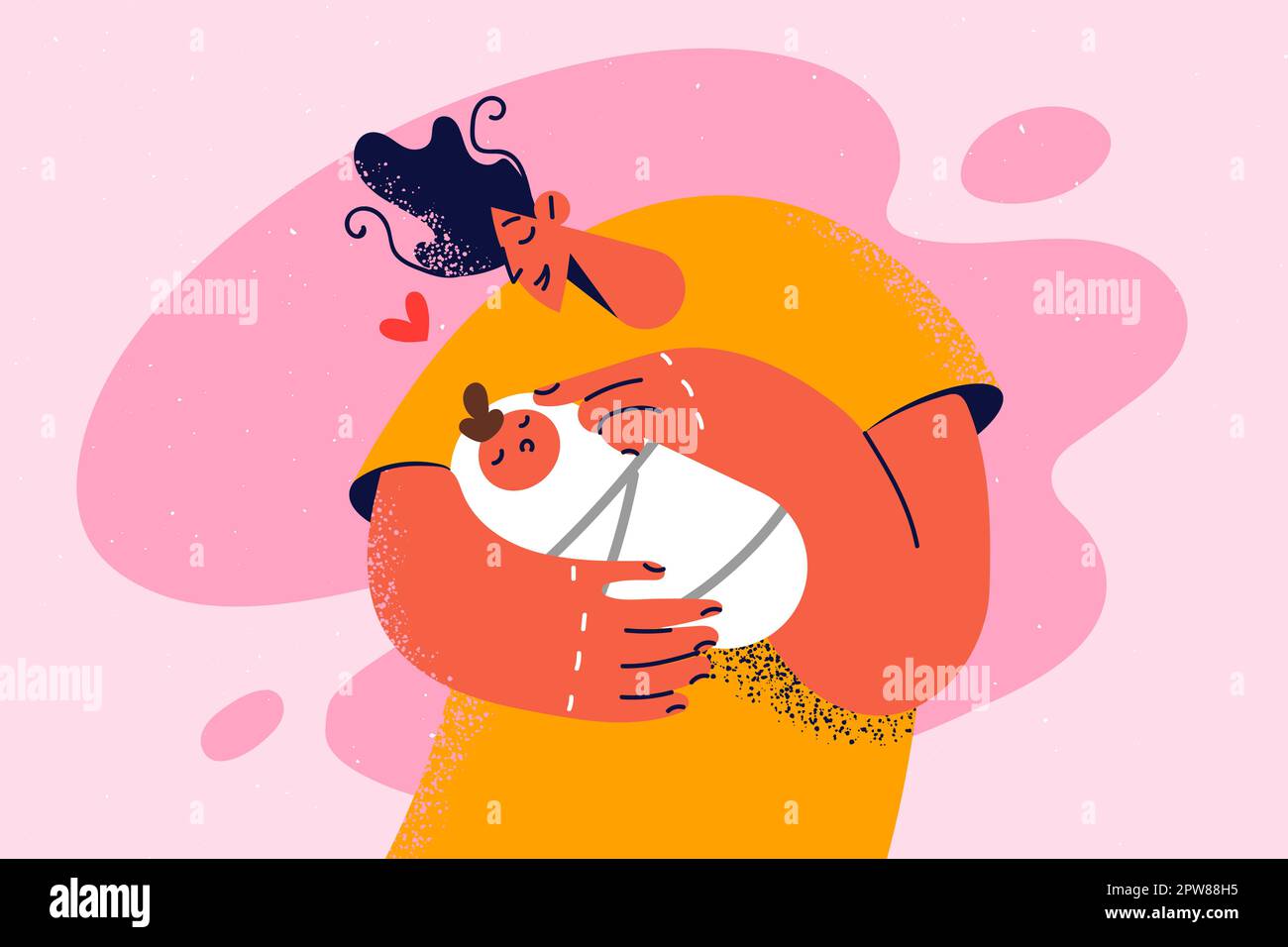 Hands baby father Stock Vector Images - Alamy