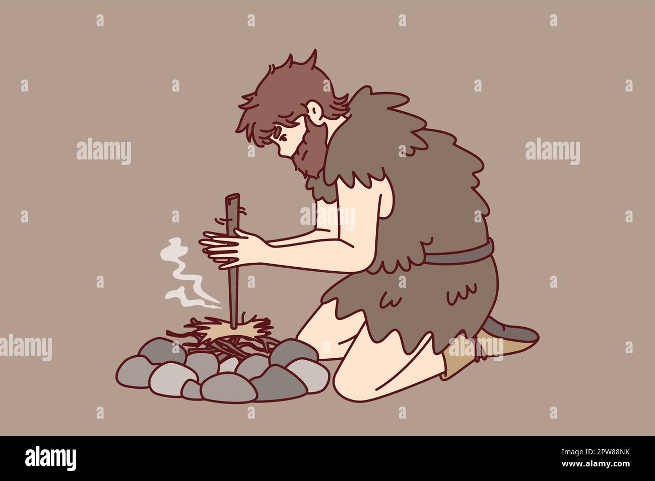 Friction fire hi-res stock photography and images - Alamy