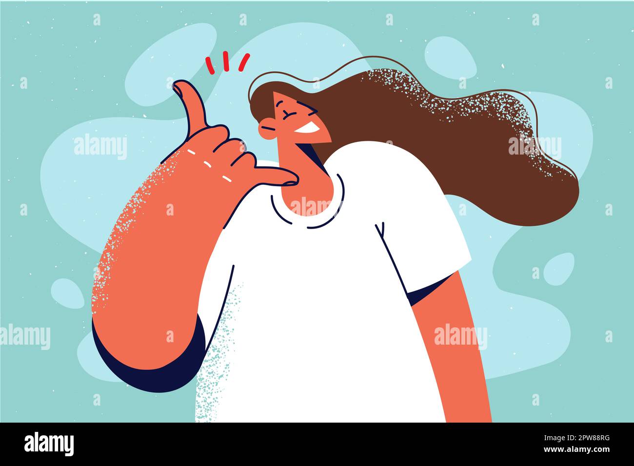 Body language smiling Stock Vector Images - Alamy