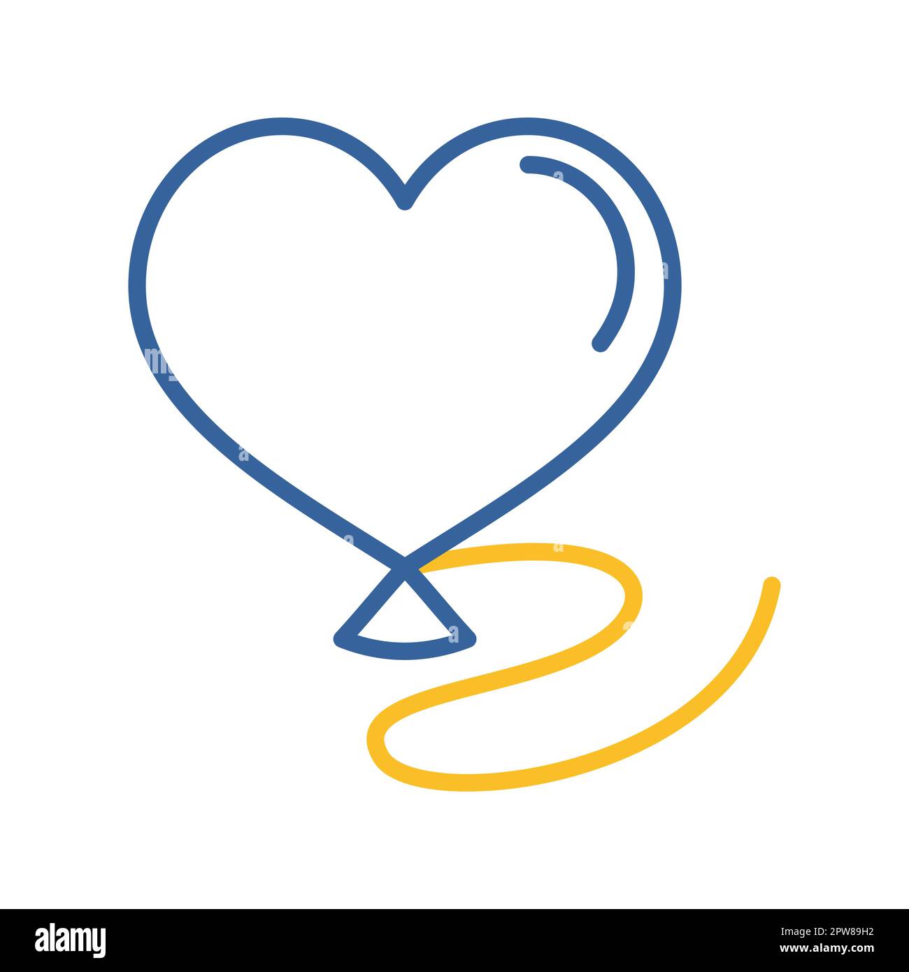 Red balloon in form Cut Out Stock Images & Pictures - Alamy