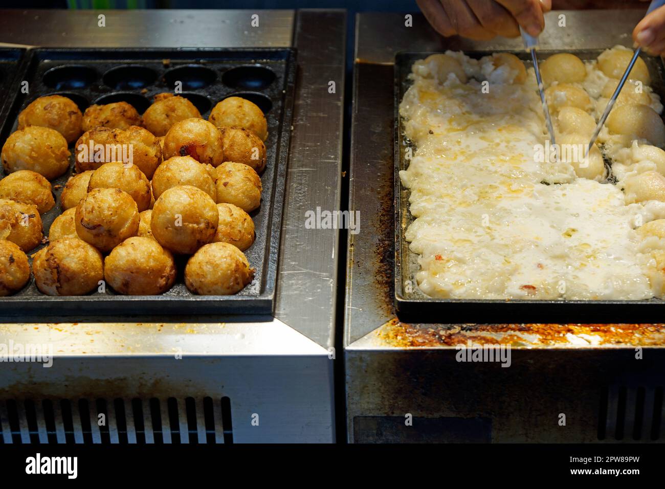 traditional food stall in the streets of cebu city at the philippines ...