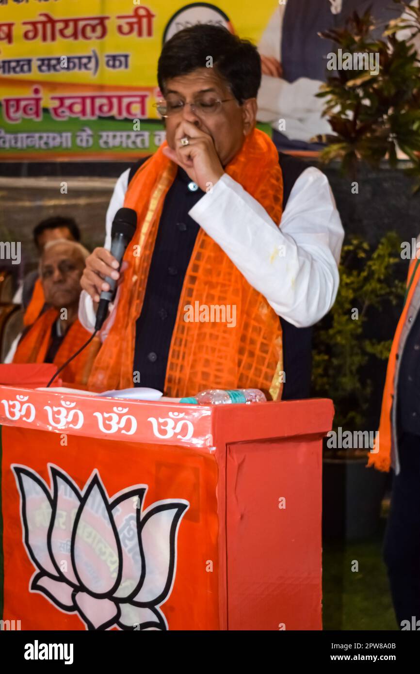 New Delhi, India - November 27 2022 - Piyush Goyal Cabinet Minister and ...