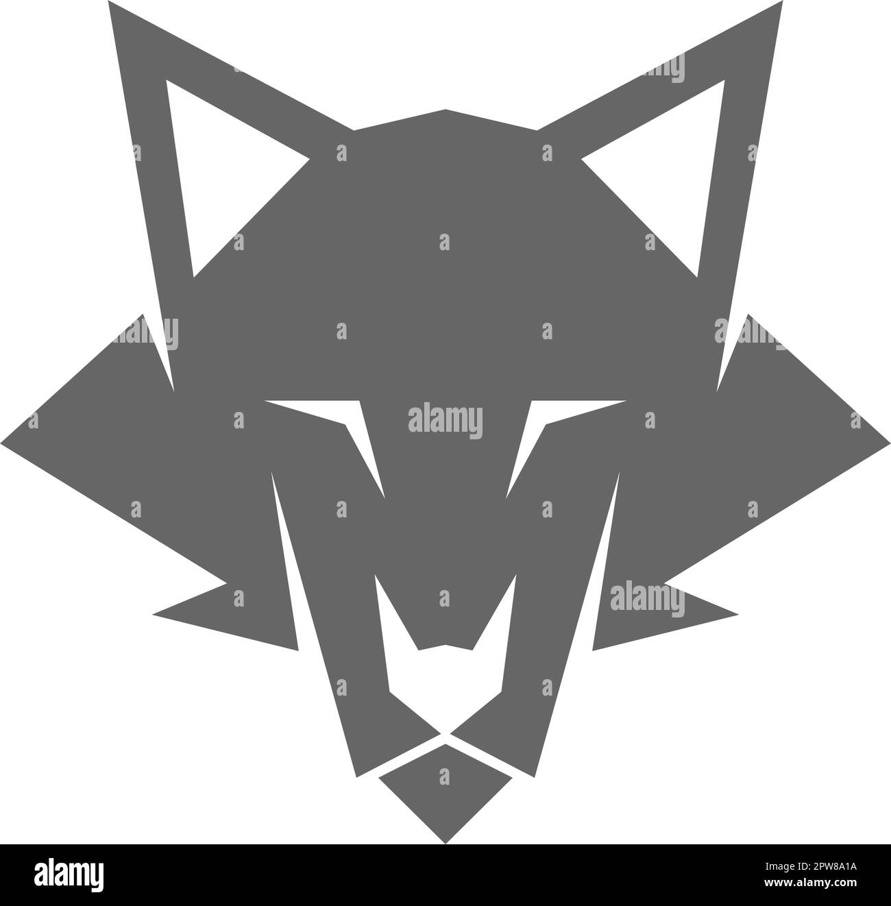Wolf logo icon design Stock Vector Image & Art - Alamy