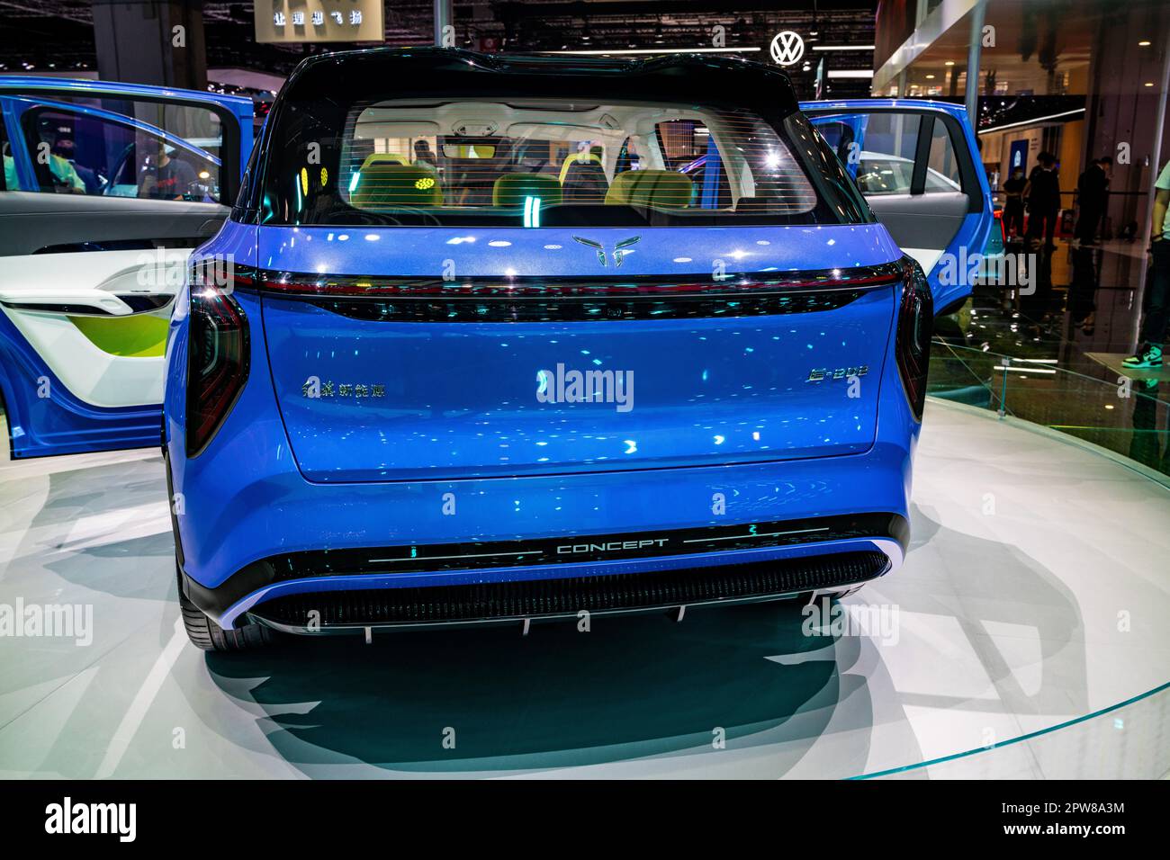 Hongqi E202 electric SUV concept on display at the 2023 Shanghai Auto Show Stock Photo - Alamy