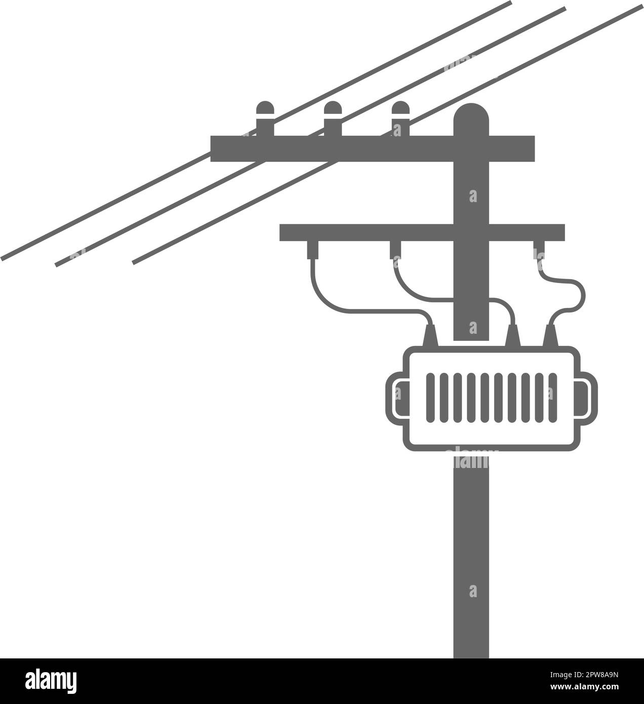 Electrical pole Cut Out Stock Images & Pictures - Alamy