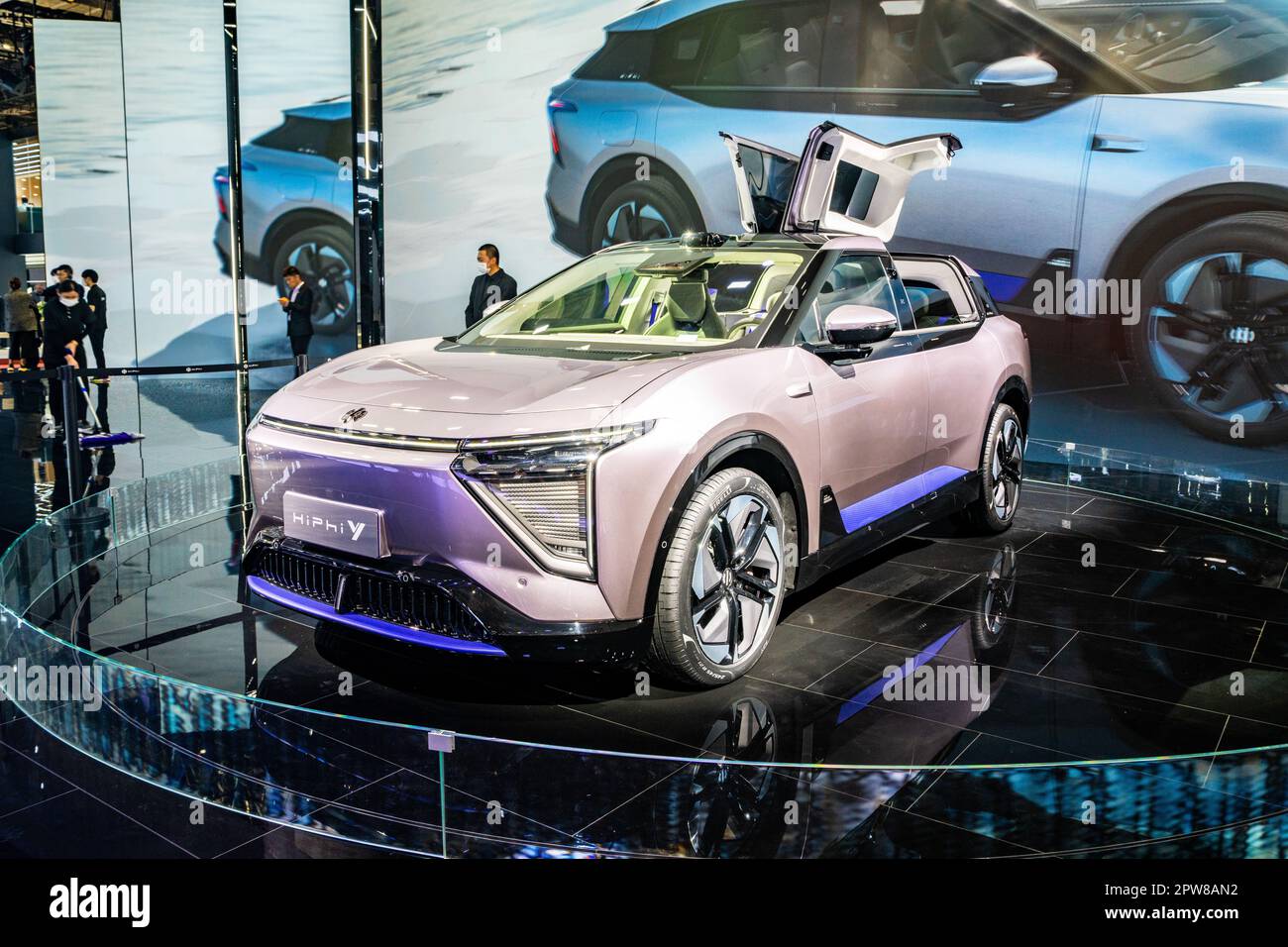 HiPhi Y electric SUV car on display at the 2023 Shanghai Auto Show Stock Photo - Alamy