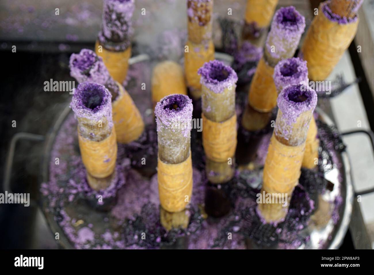 traditional food stall in the streets of cebu city at the philippines ...