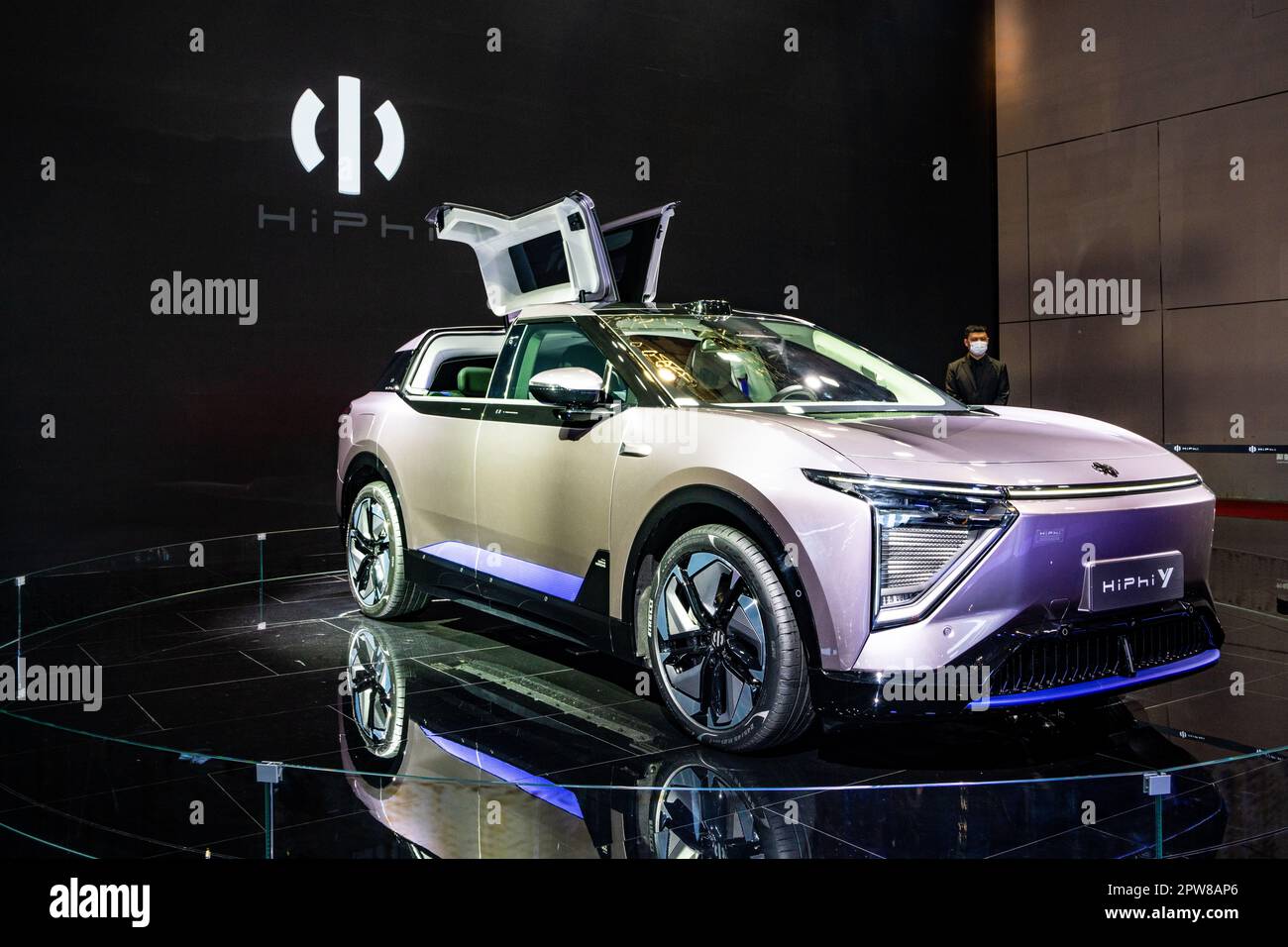 HiPhi Y electric SUV car on display at the 2023 Shanghai Auto Show Stock Photo - Alamy