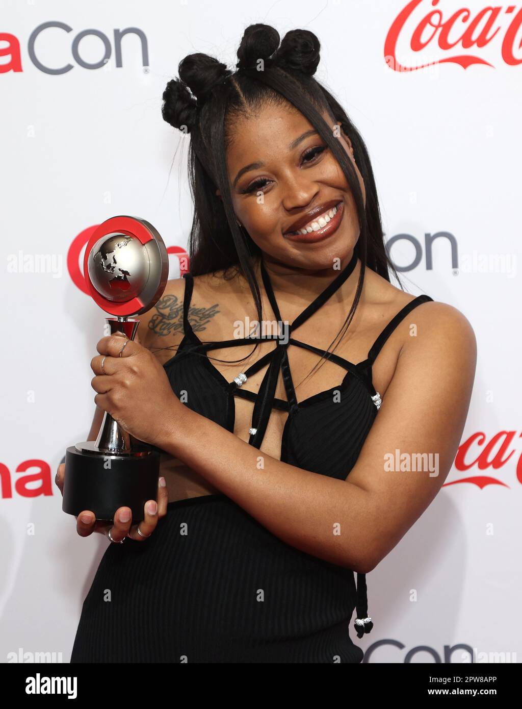 Las Vegas, USA. 27th Apr, 2023. Dominique Fishback arriving at the Big ...