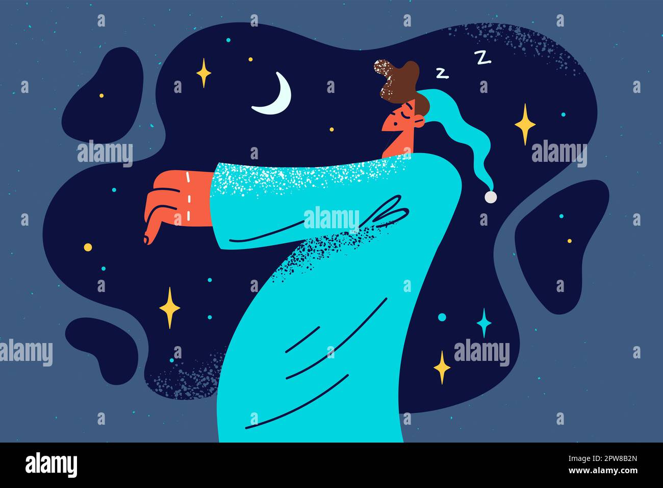 Sleep walking Stock Vector Images - Alamy