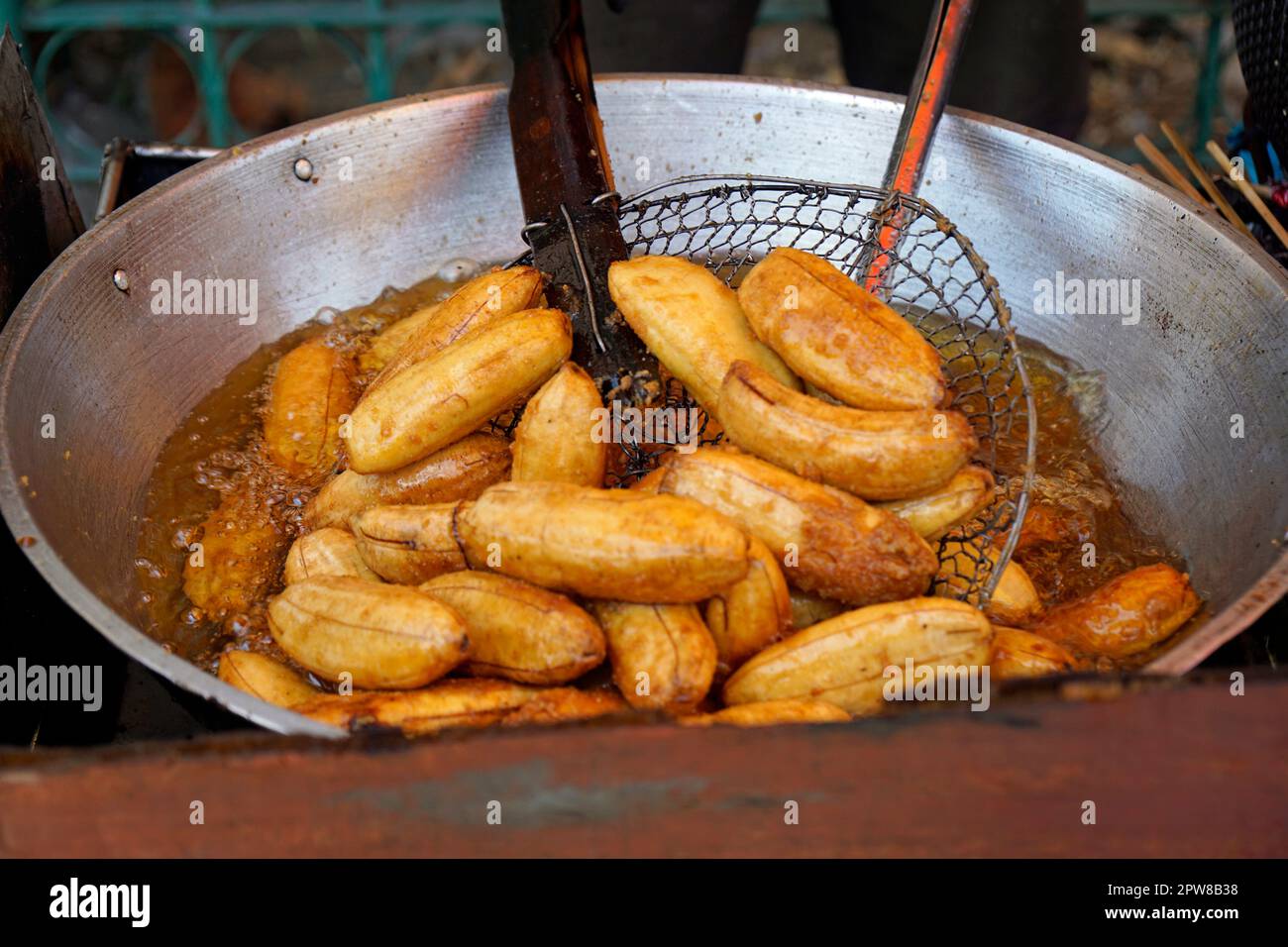traditional food stall in the streets of cebu city at the philippines ...