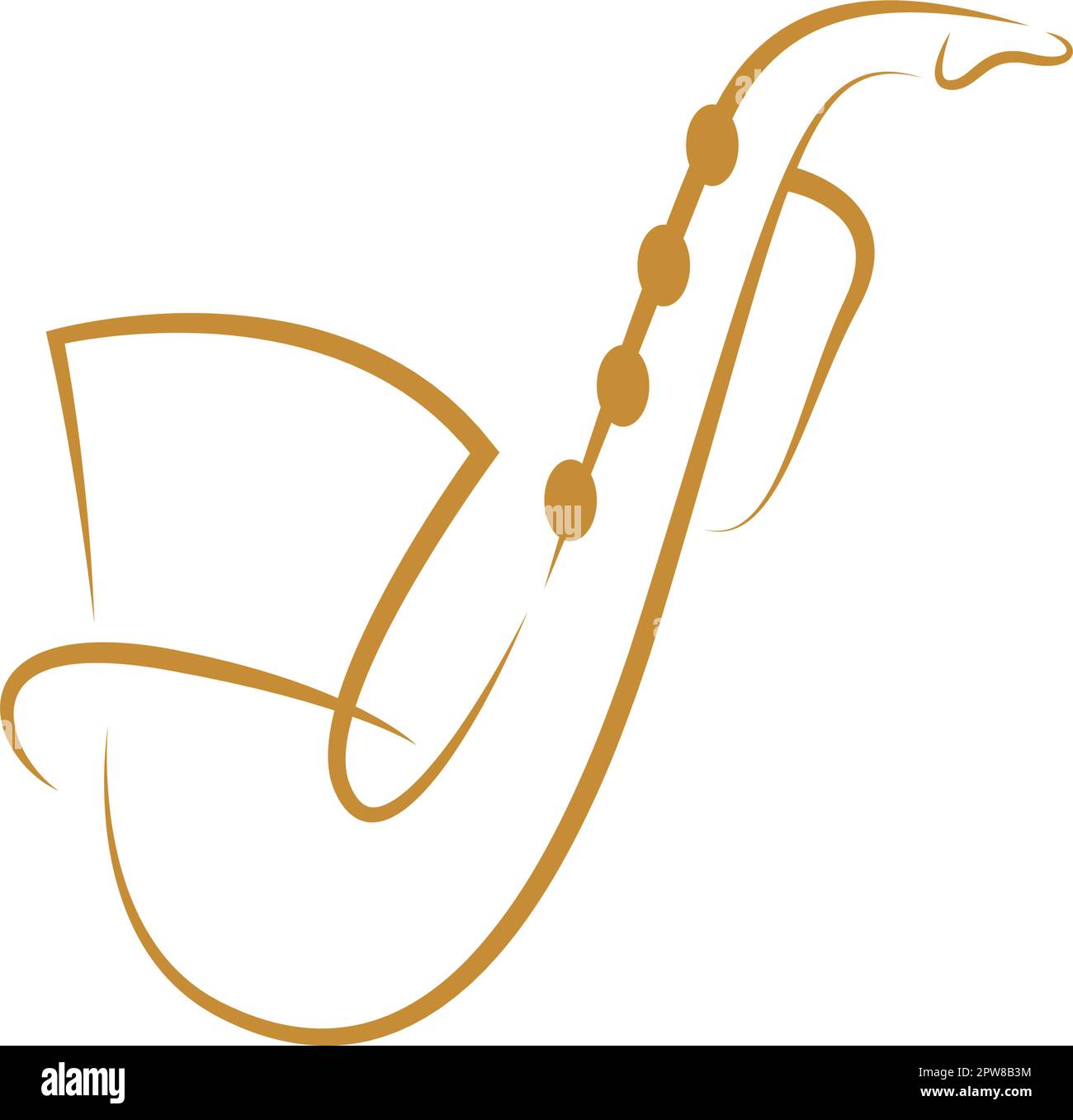 Saxophone logo icon design Stock Vector Image & Art - Alamy