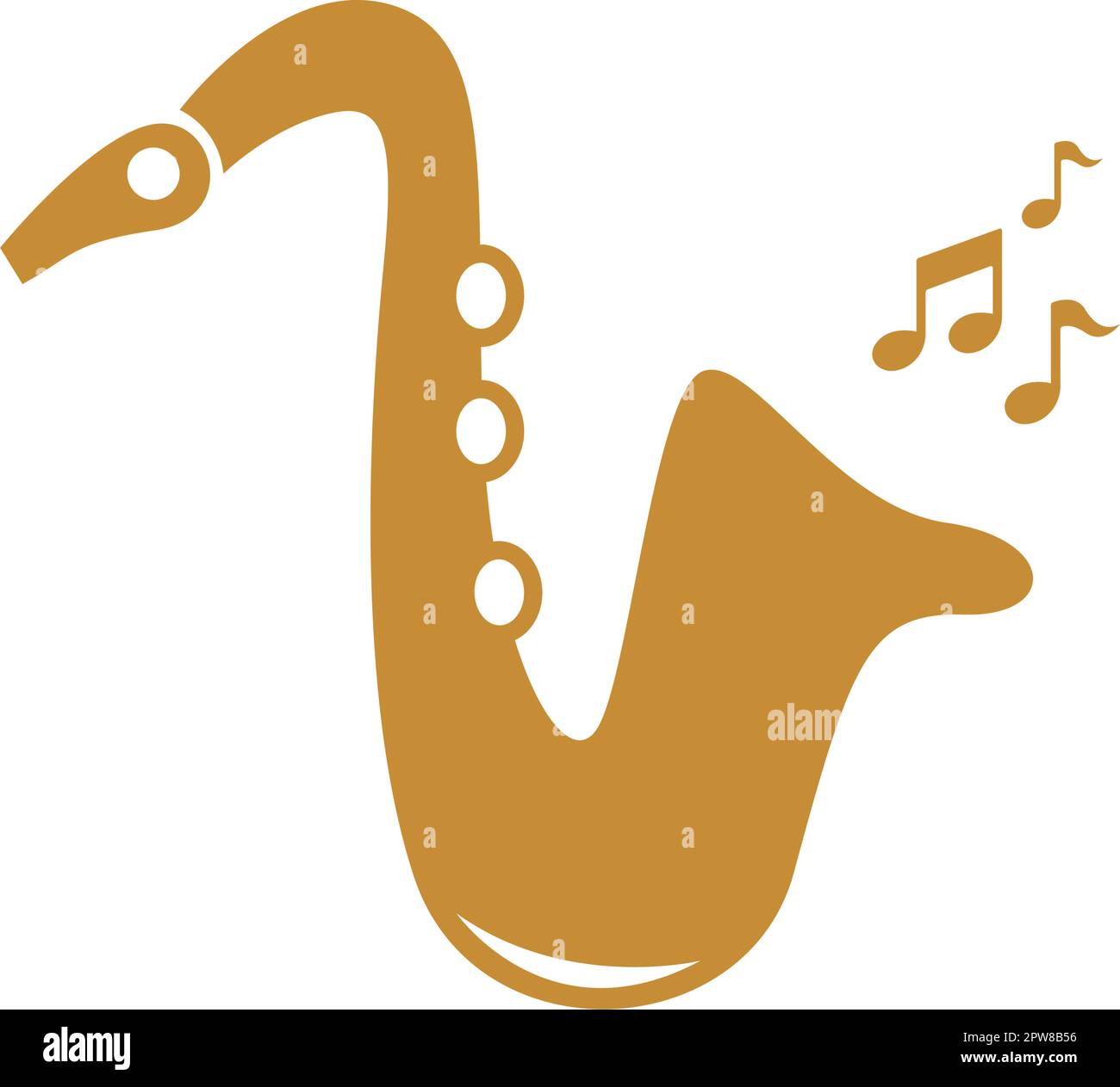 Saxophone logo icon design Stock Vector Image & Art - Alamy