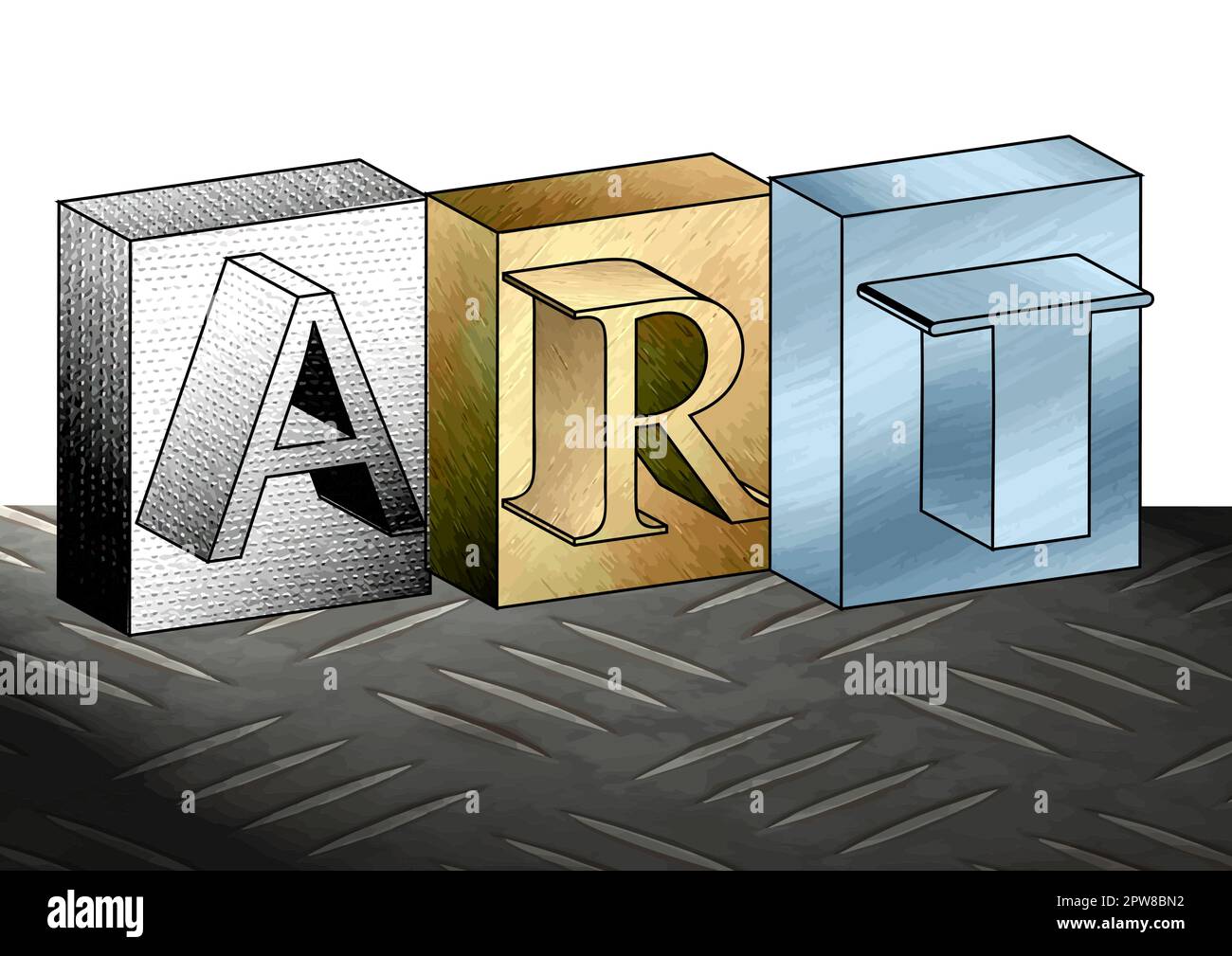 The a word Stock Vector Images - Alamy