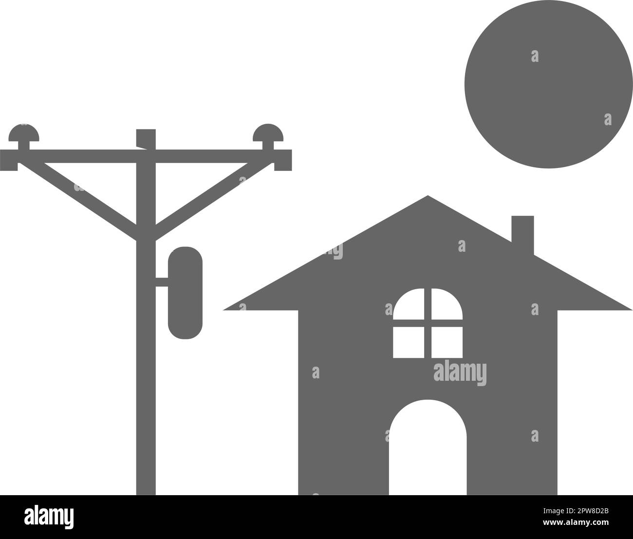 Electric pole icon design Stock Vector Image & Art - Alamy