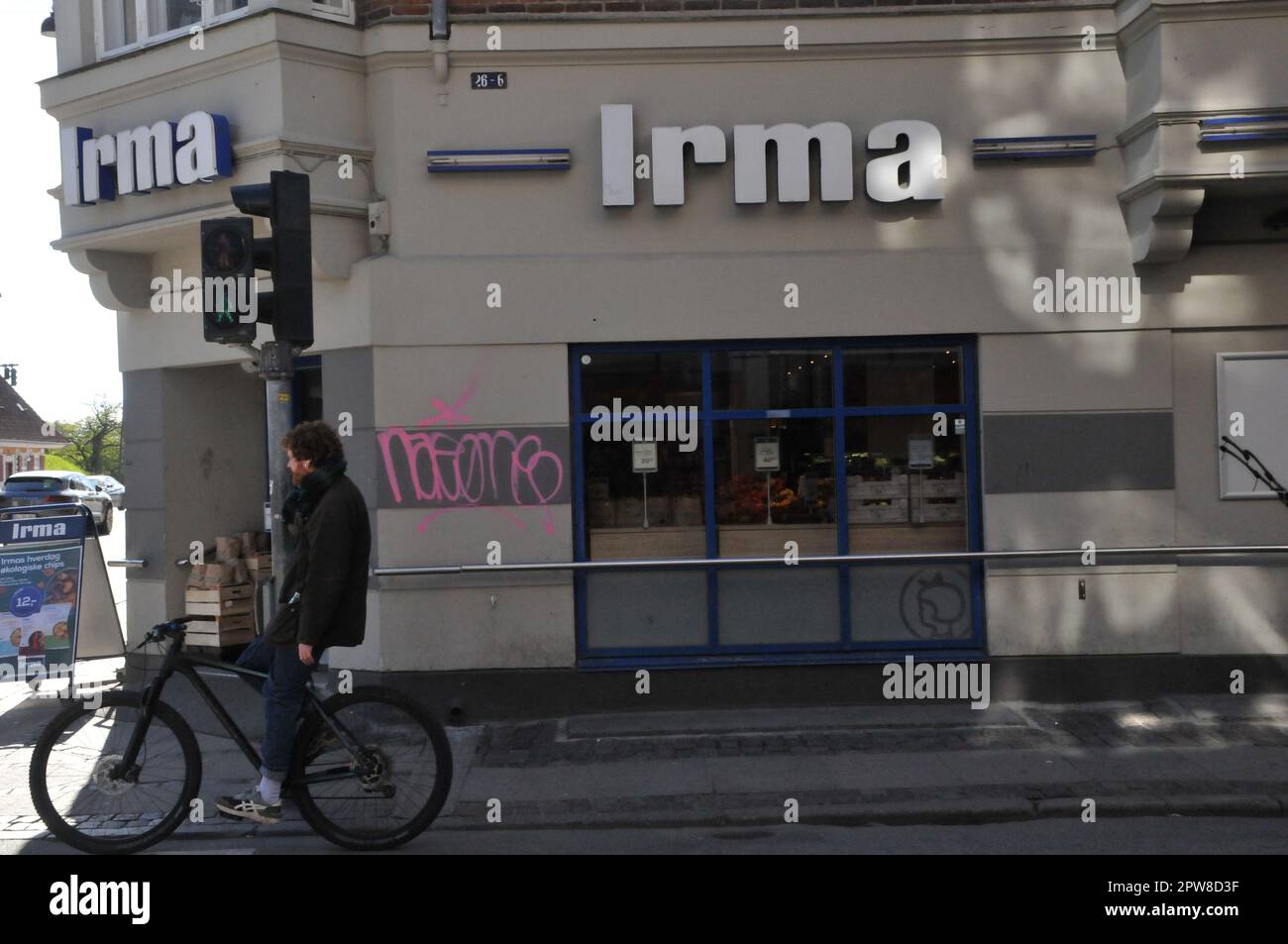 Copenhagen /Denmark/28 April 2023/ Irma grocerys store in danish ...
