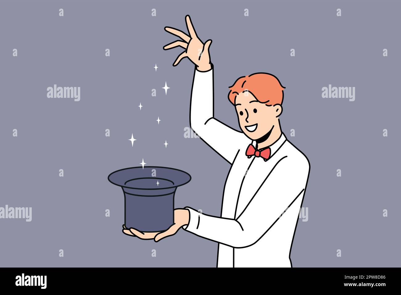 Young smiling male showing Stock Vector Images - Alamy