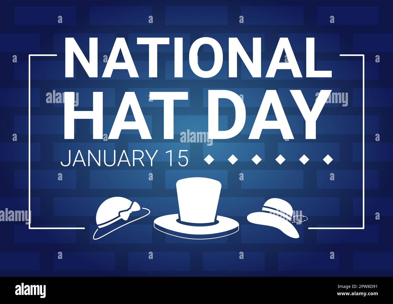 National Hat Day Celebrated Each Year on January 15th with Fedora Hats ...