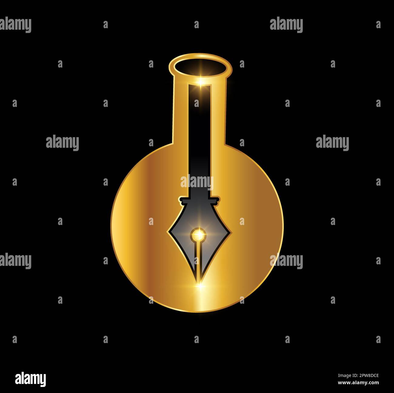 Gold tube laboratory hi-res stock photography and images - Alamy