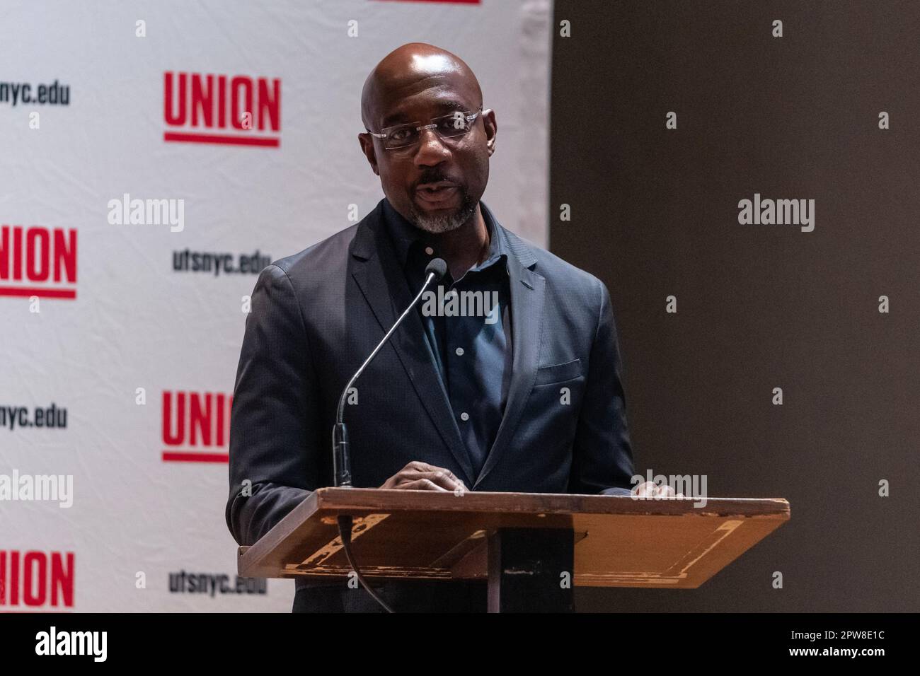 U. S. Senator Raphael Warnock attends Union Theological Seminary Alumni ...
