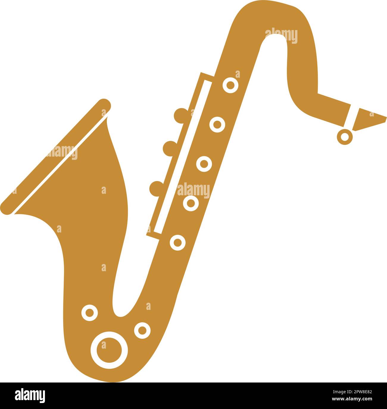 Saxophone logo icon design Stock Vector Image & Art - Alamy