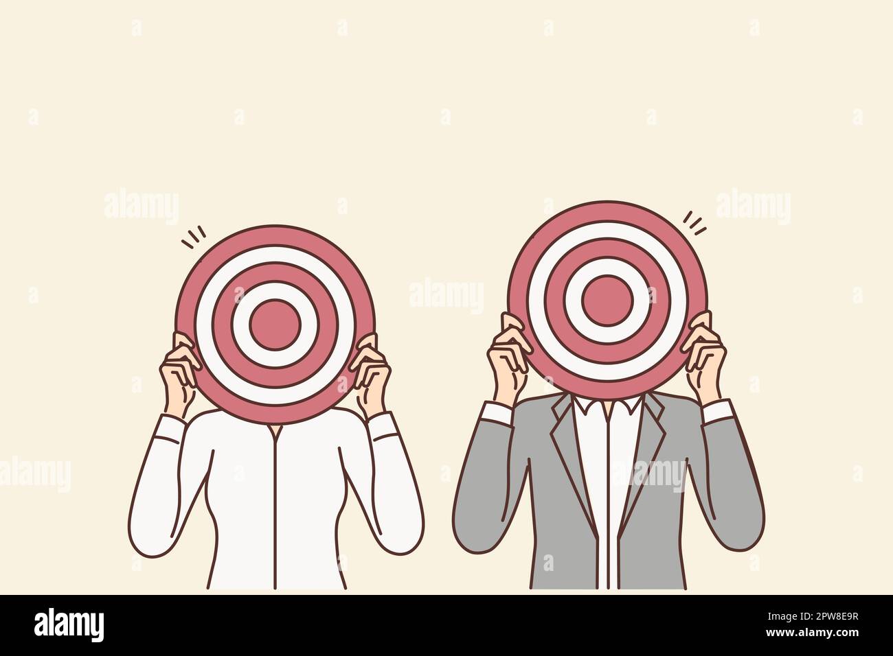 Company targets Stock Vector Images - Alamy