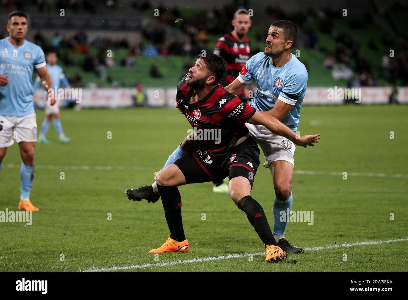 Melbourne, Australia, 28 April, 2023. Brandon Borrello of Western ...