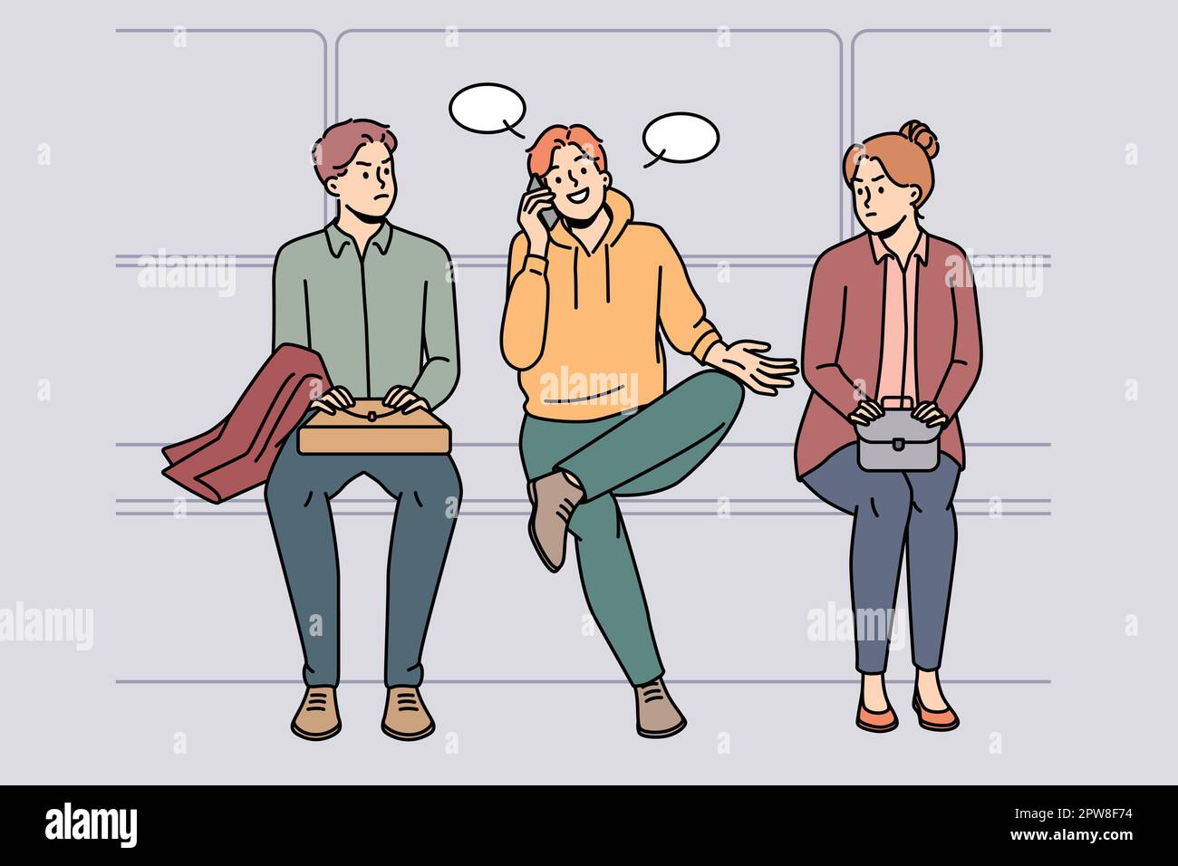 Queue for telephone Stock Vector Images - Alamy