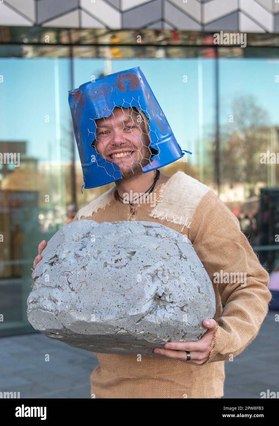 Christchurch, New Zealand. 29th Apr, 2023. Fans in costumes attend the ...