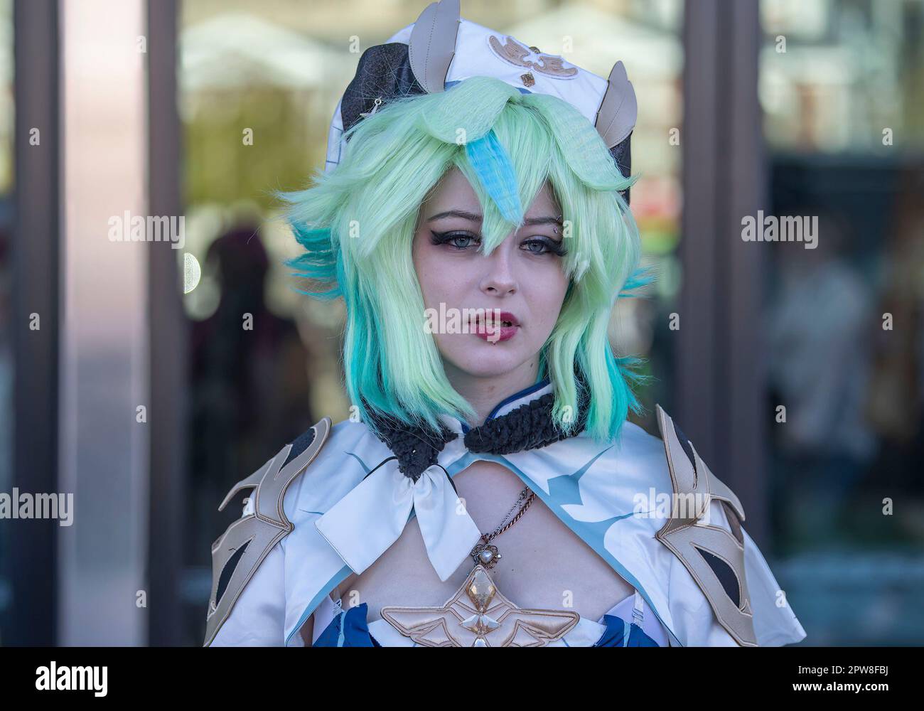 Christchurch, New Zealand. 29th Apr, 2023. Fans in costumes attend the ...