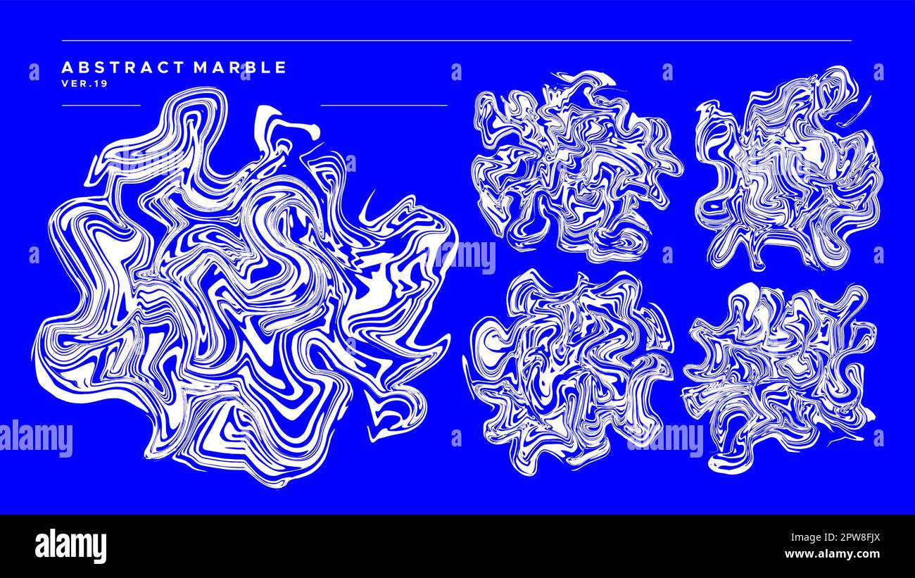 Modern splash wave abstract design template vector. Alcohol ink ...