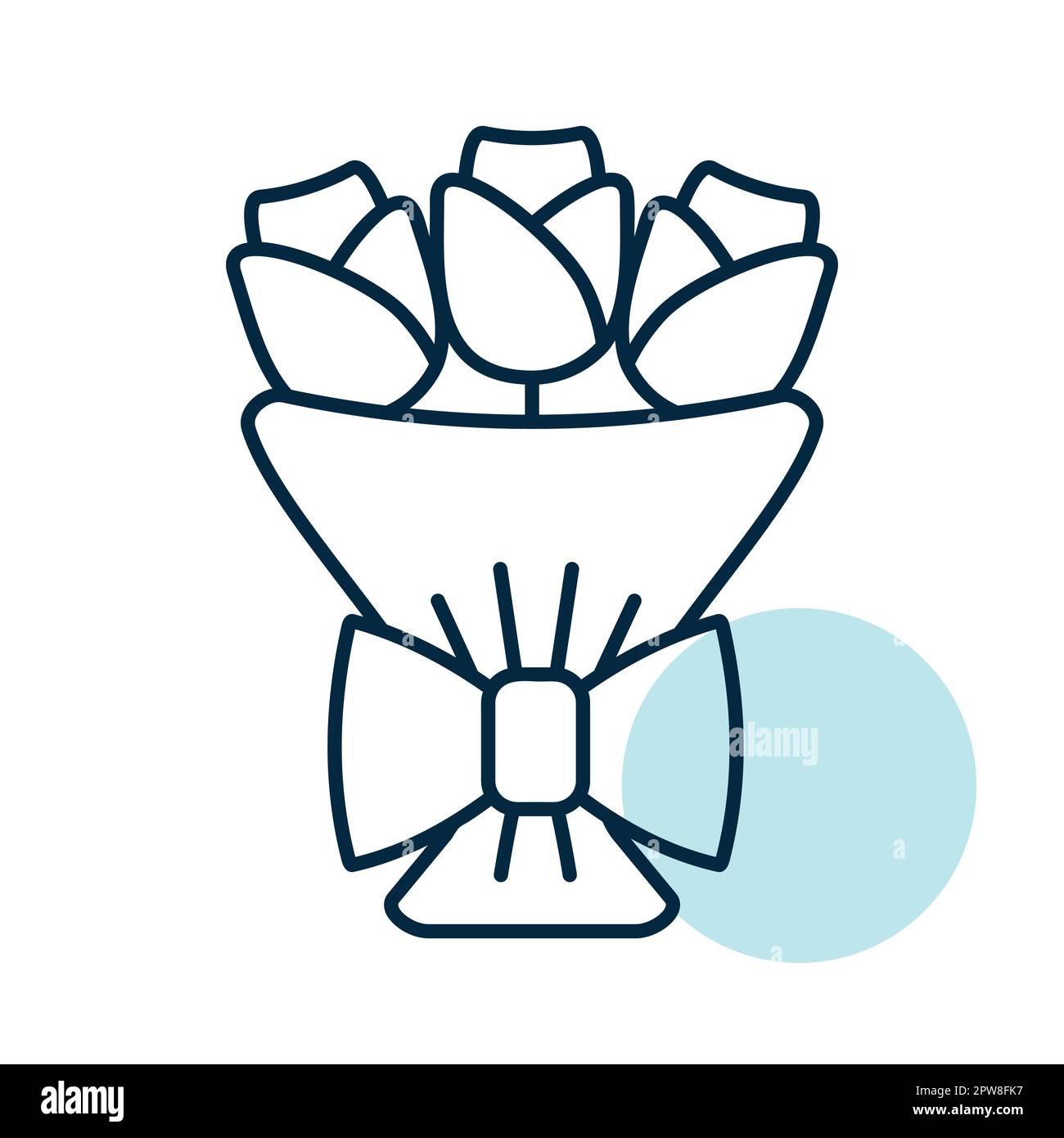 Red roses bouquet vector icon Stock Vector Image & Art - Alamy