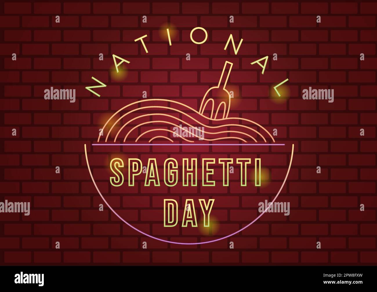 National Spaghetti Day on 4th January with a Plate of Italian Noodles ...