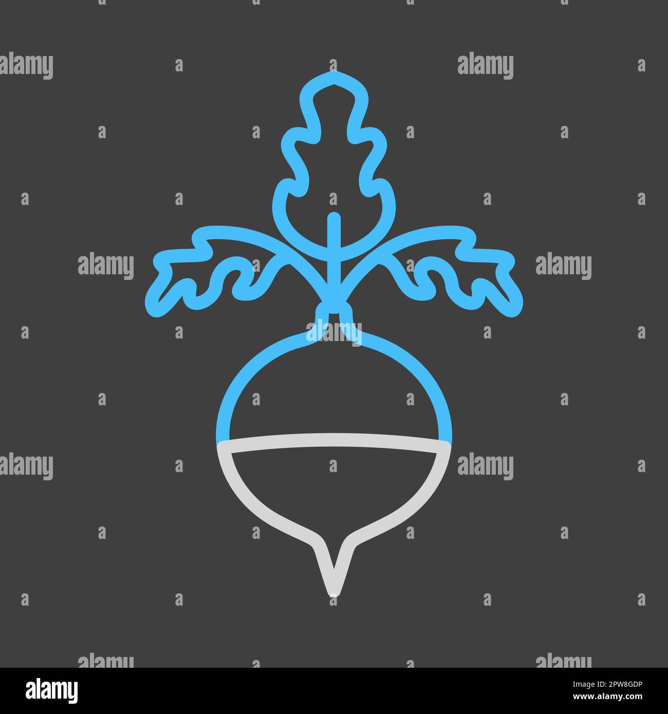 Black turnip Stock Vector Images - Alamy