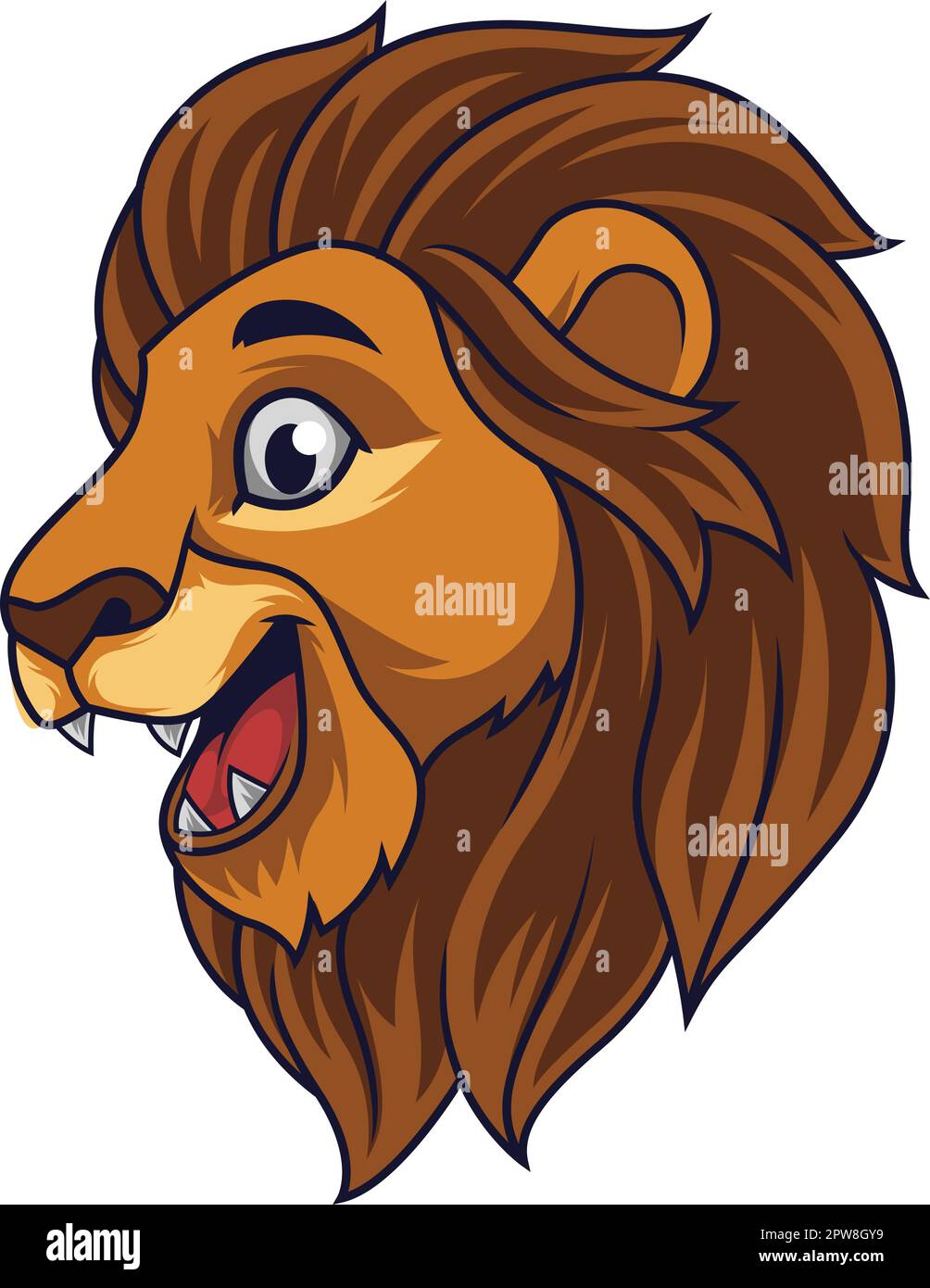 Side view smiling male Stock Vector Images - Alamy