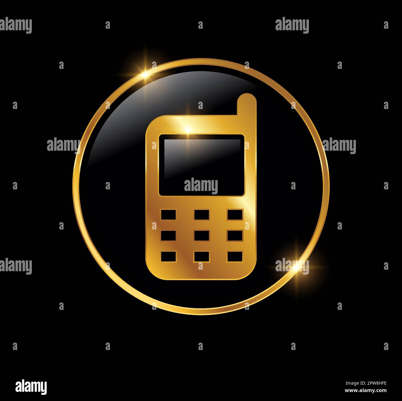 Coin smartphone app logo Stock Vector Images - Alamy