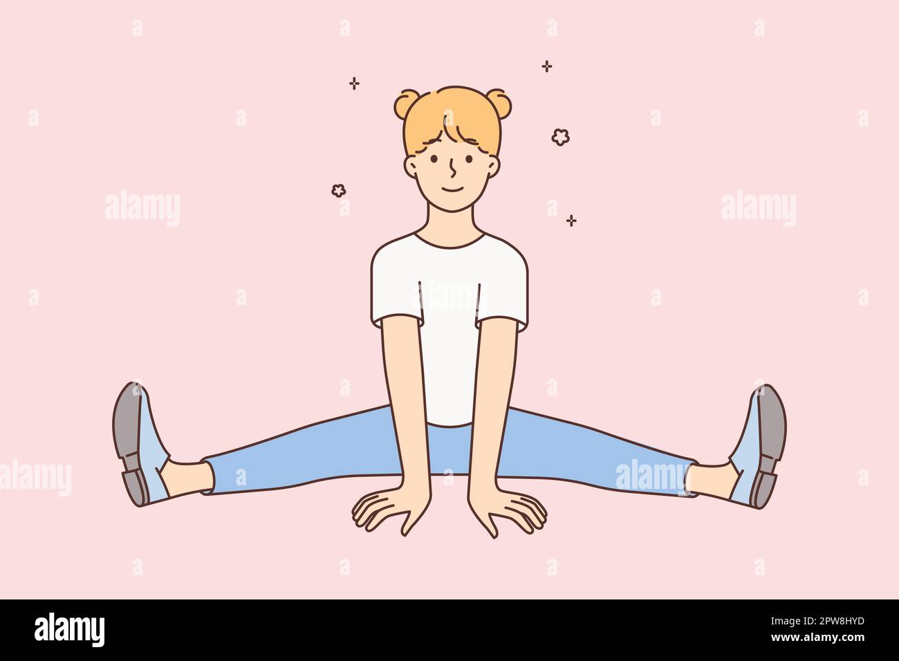 School girl legs Stock Vector Images - Alamy