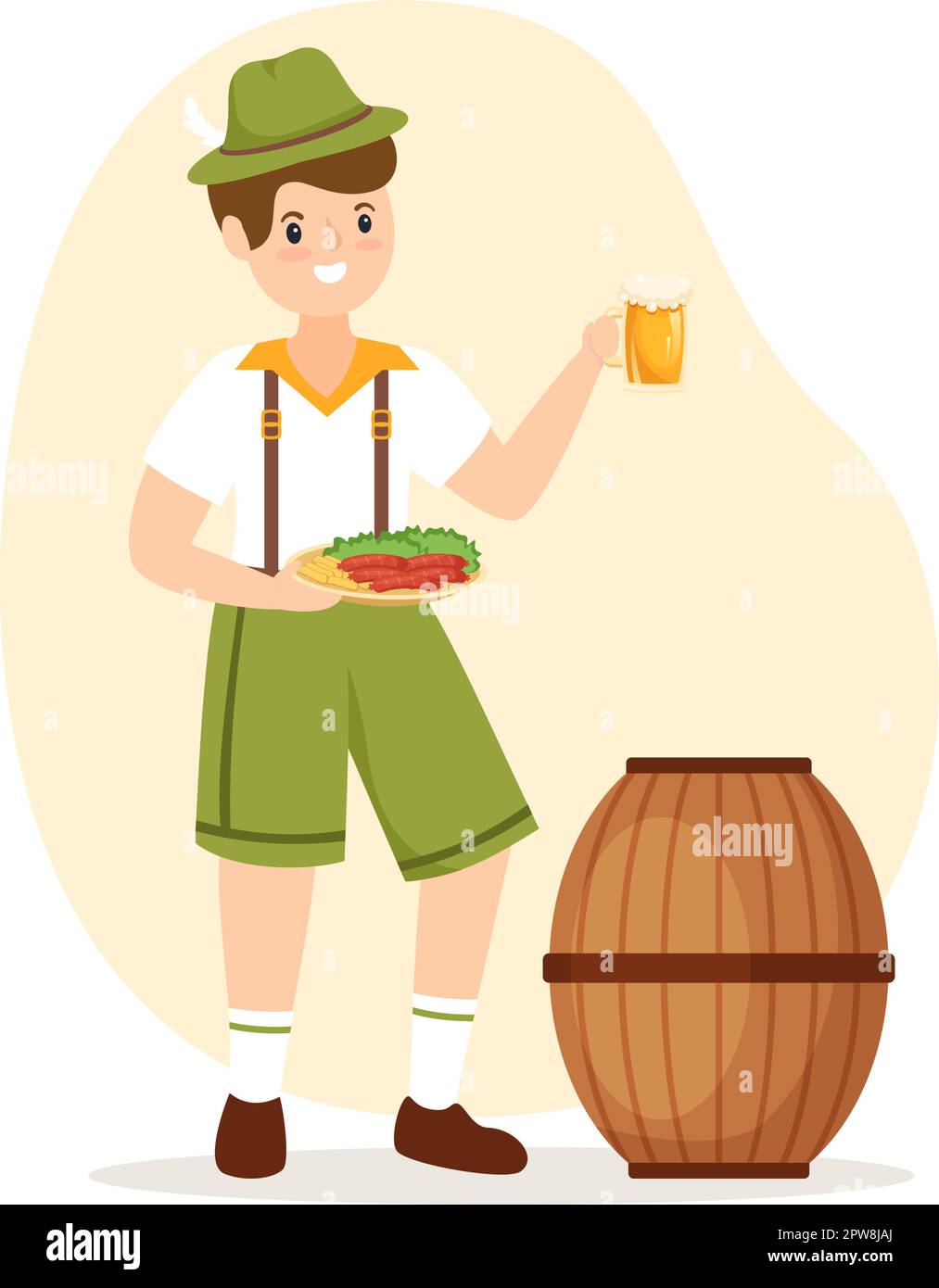 German Food Restaurant with Collection of Delicious Cuisine Traditional ...